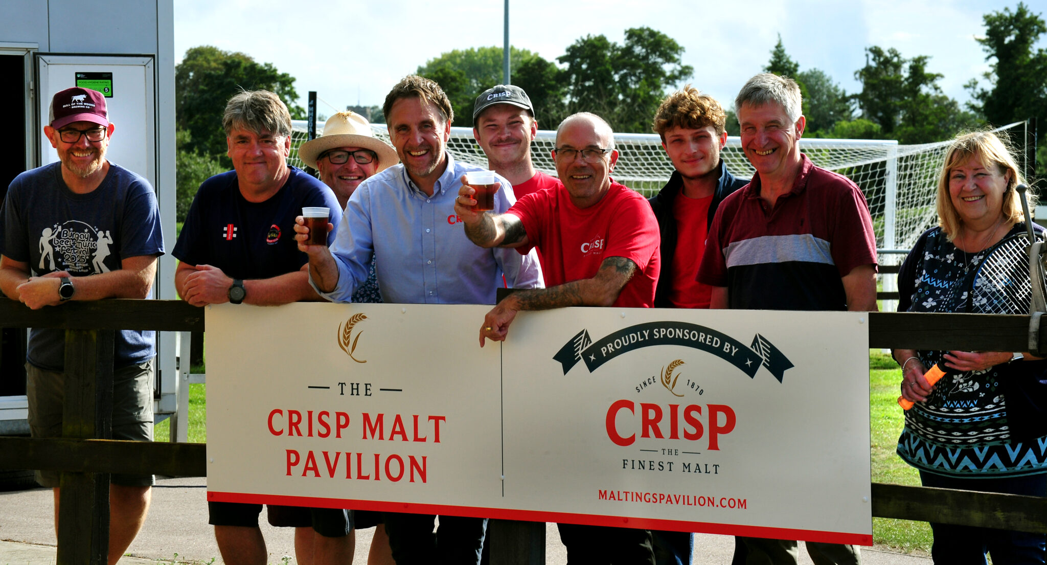 Sports Sponsorship from Crisp Malt | Bungay Sports Pavillion